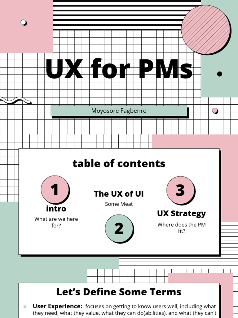 UX For PMs | PDF | User Interface | Usability