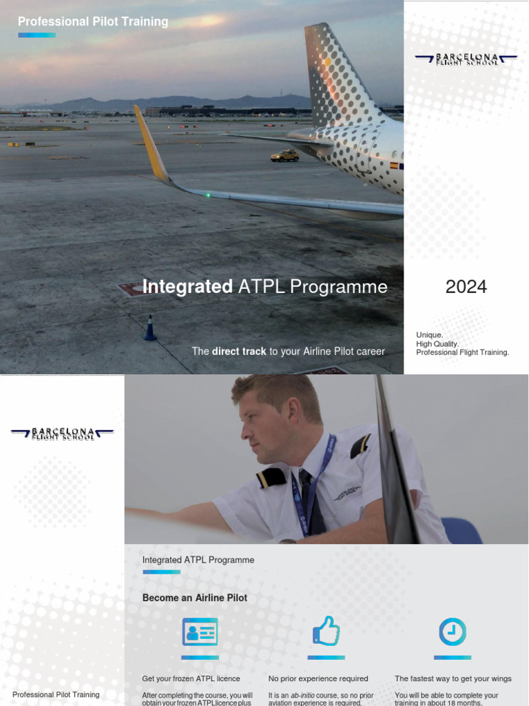 Integrated ATPL Pilot Training 2024 | PDF | Aviation | Aerospace