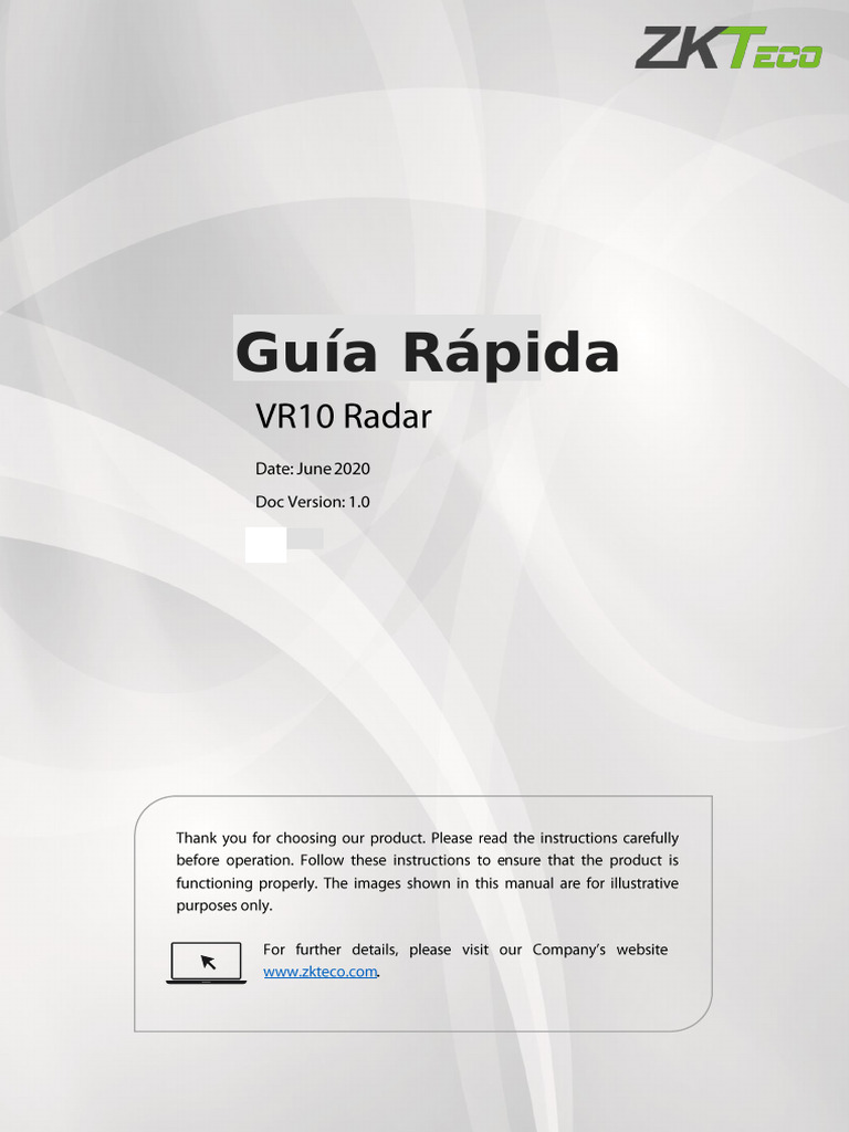 Radar VR10: Guía de Instalación y Características | PDF | Radar | Relé