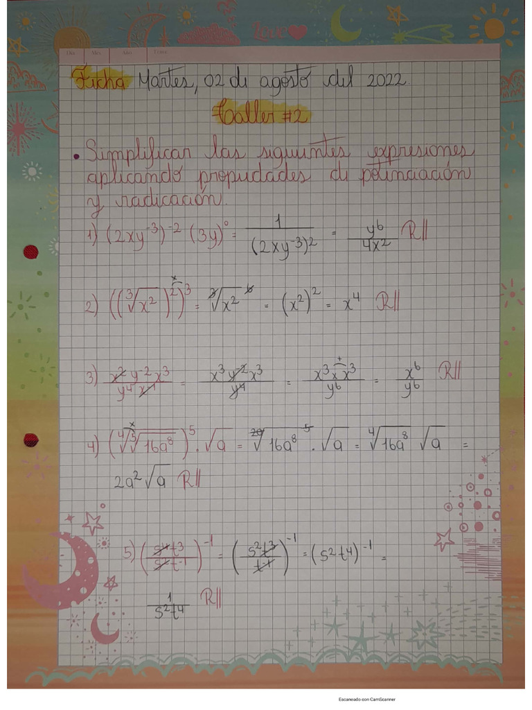 Taller 2 Nivelación Mate | PDF