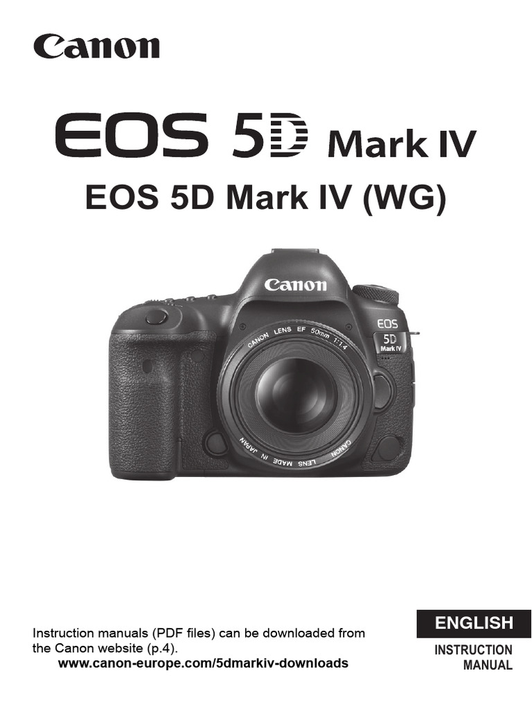 EOS 5D Mark IV Instruction Manual en | PDF | Autofocus | Camera