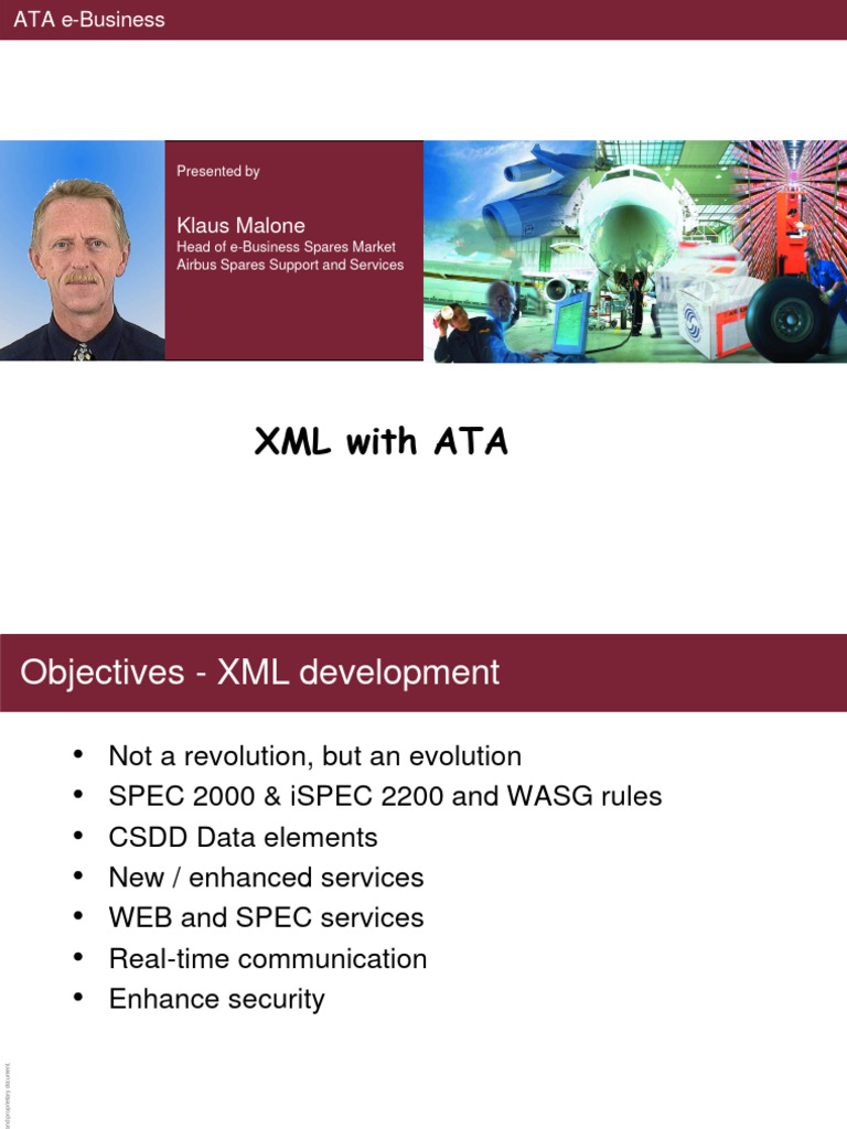 xml-with-ata-spec-2000 | PDF | Xml | Markup Language