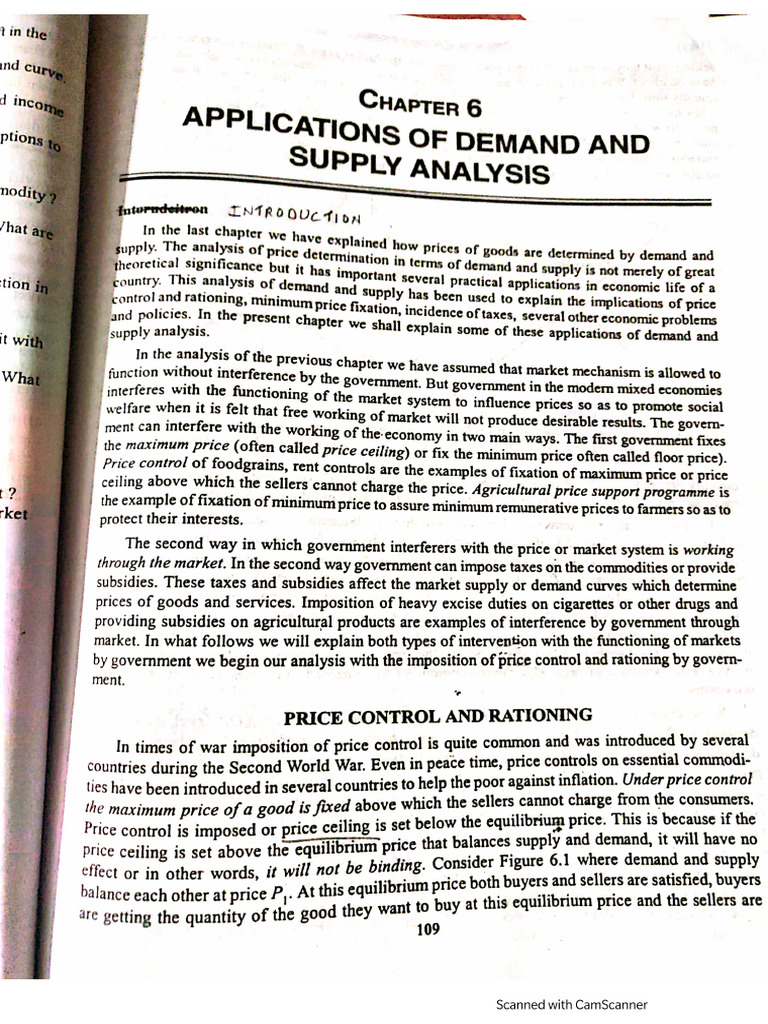 Application of Demand and Supply | PDF