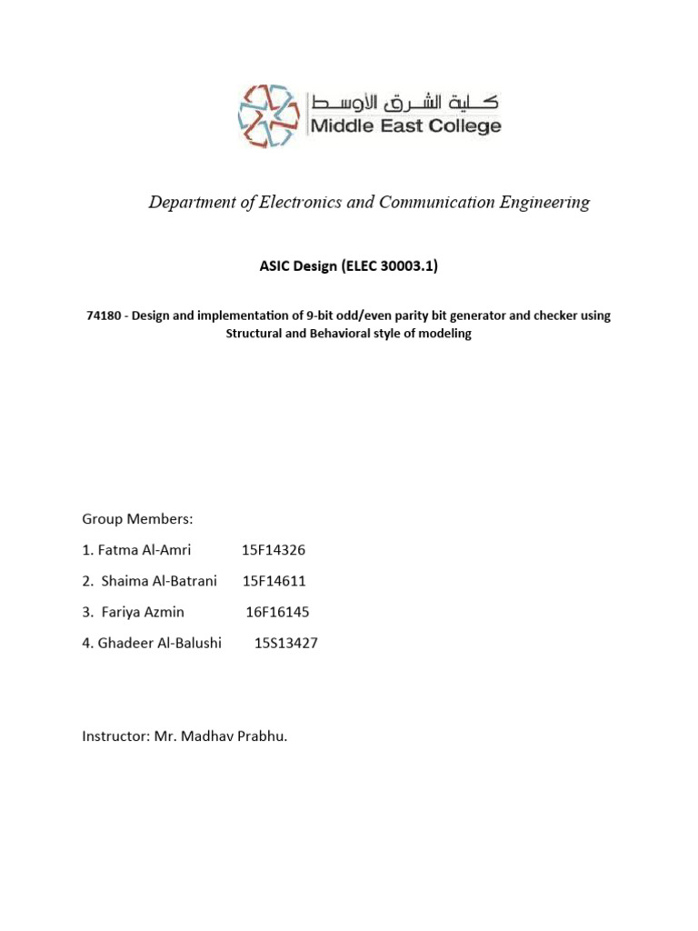 Assssssssic Project Report | PDF | Electronic Design | Computer Engineering