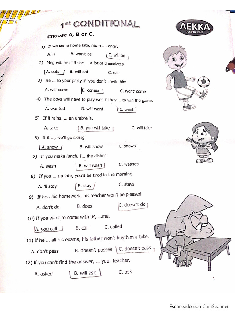 1st conditional | PDF