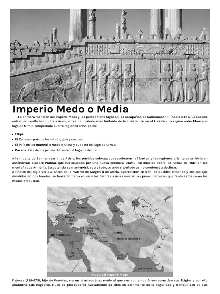 Imperio Medo o Media - Historia Universal | PDF
