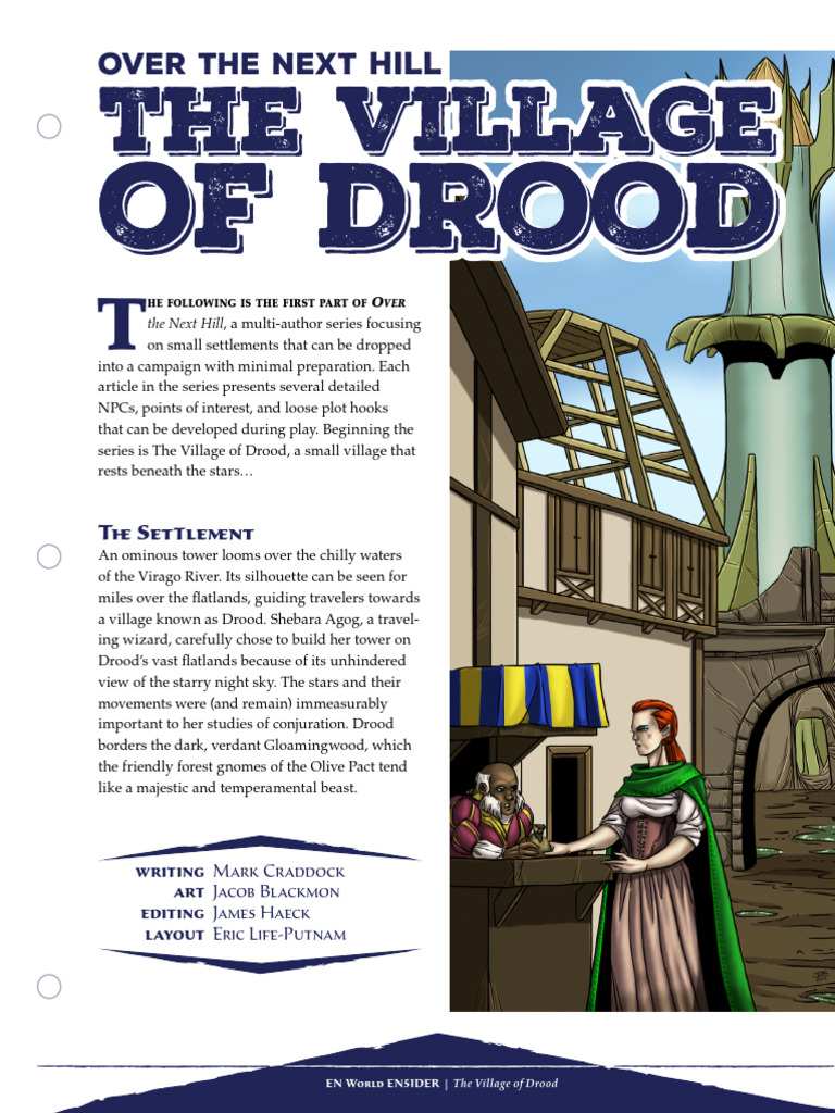 EN5ider 030 - The Village of Drood | PDF
