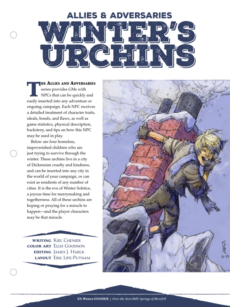 EN5ider 053 - Winter S Urchins | PDF