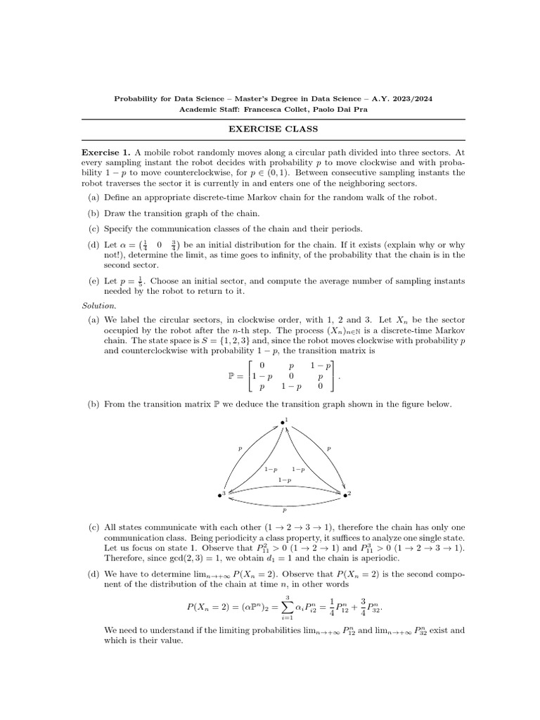 Lecture 29 - P_DS (2) | Download Free PDF | Markov Chain | Probability Theory
