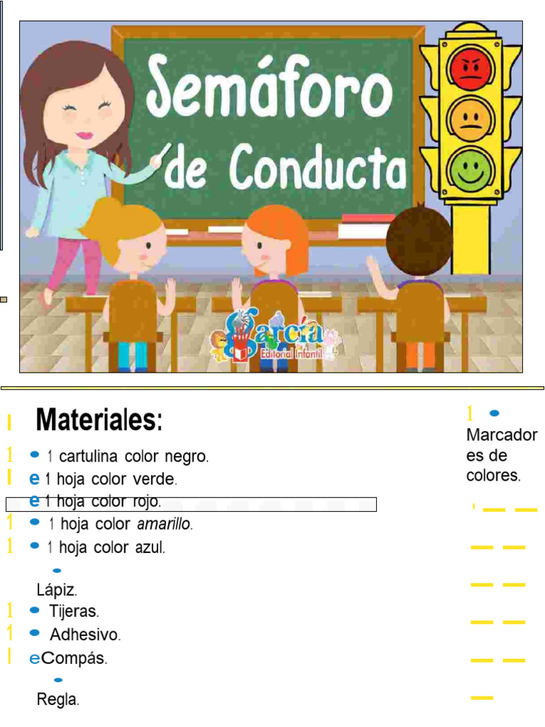 ESTRATEGIA-EL-SEMAFORO-DE-LA-CONDUCTA | Descargar gratis PDF | Color ...