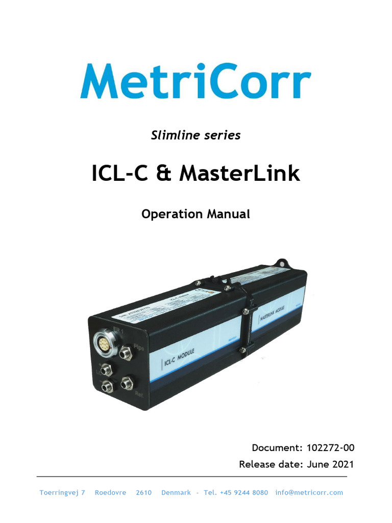 102272-00 Slimline ICL-C & MasterLink Operation Manual | PDF | Electrical Connector | Electrical ...