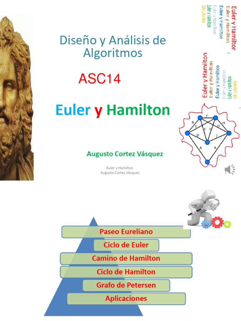 ASC17 DAA Euler y Hamilton | PDF | Teoría de grafos | Vértice (teoría de grafos)