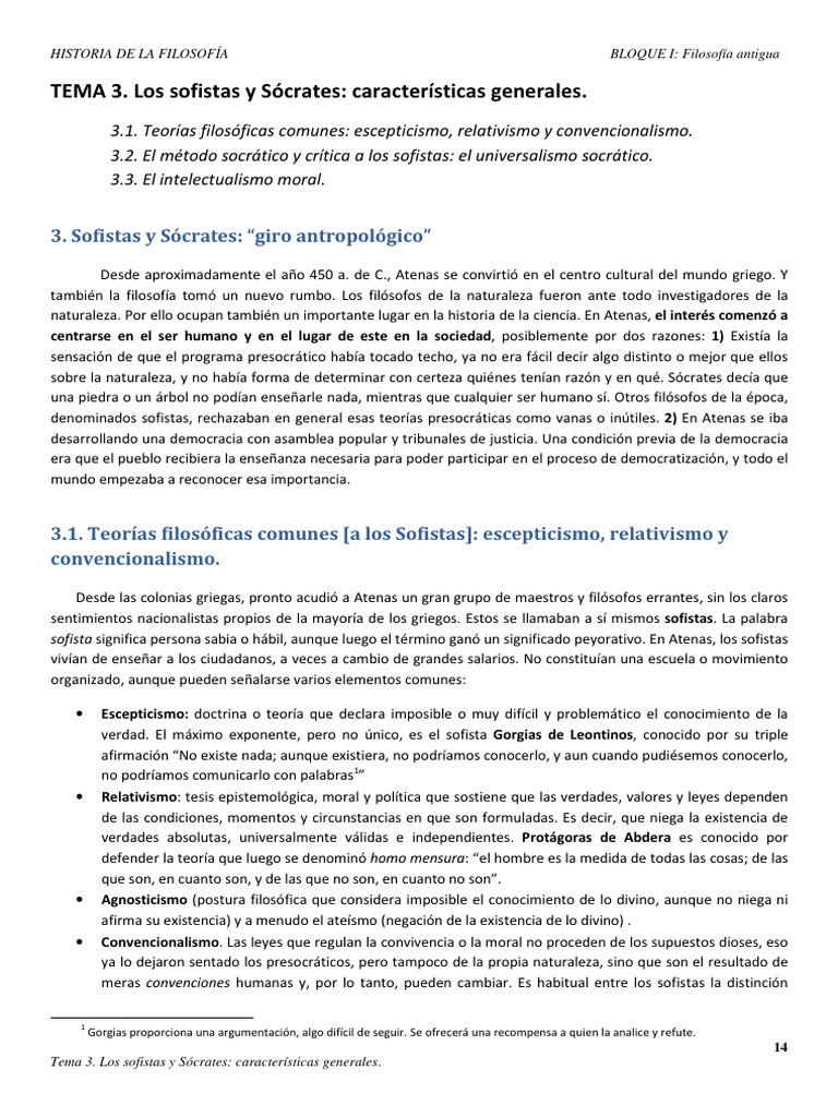 Sofistas y Sócrates: Filosofía y Método | PDF | Sócrates | Platón