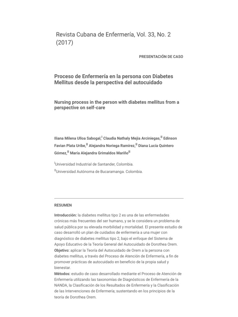 Nanda DX | PDF | Enfermería | Diabetes