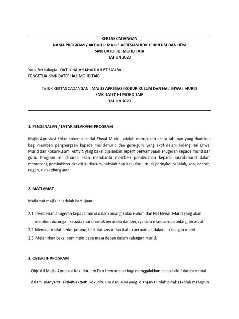 KK Kohem Draf 1 | PDF