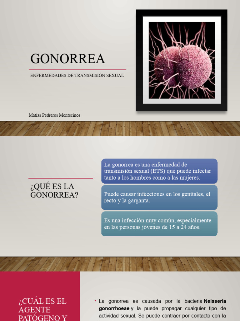 Gonorrea | PDF | Infección transmitida sexualmente | Causas de la muerte