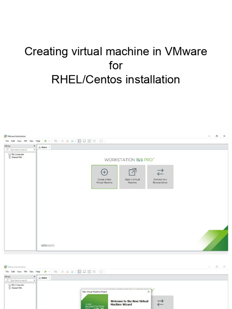 03 Creating Virtual Machine in VMware For RHEL - Centos Installation ...