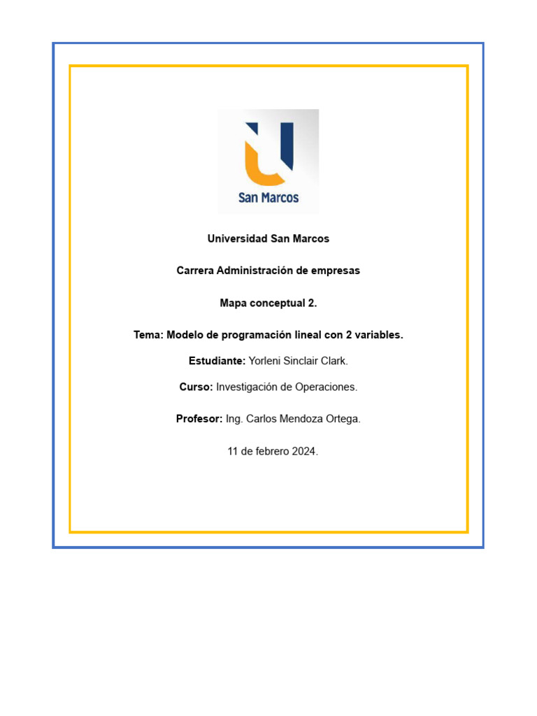 Mapa conceptual 2 | Descargar gratis PDF | Programación lineal ...