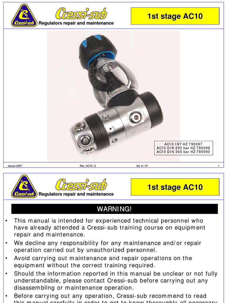 AC10 First | PDF | Nut (Hardware) | Screw
