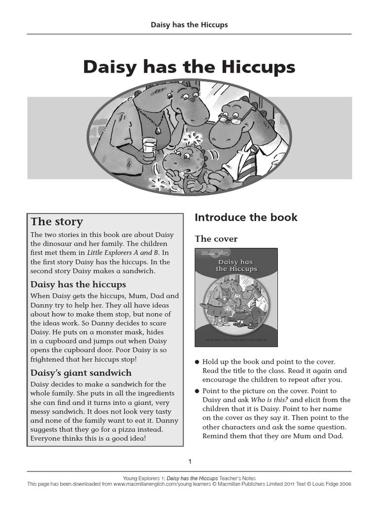 Daisy Has The Hiccups Teacher S Notes | PDF | Reading Comprehension ...