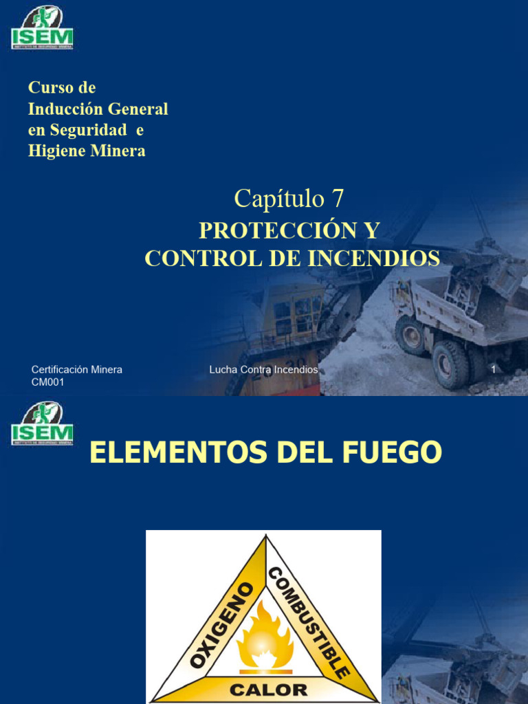 CM001 Cap7. - Lucha Contra Incendios | PDF