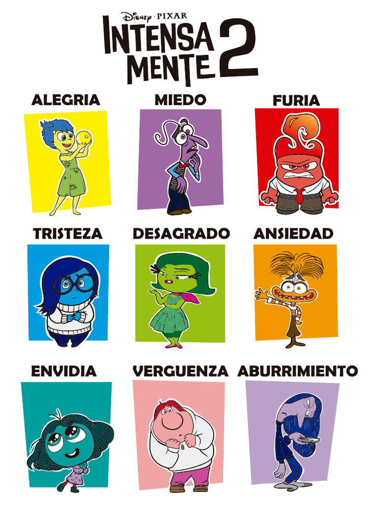 Intensamente Todos Personajes | PDF Intensamente Todos Personajes | PDF