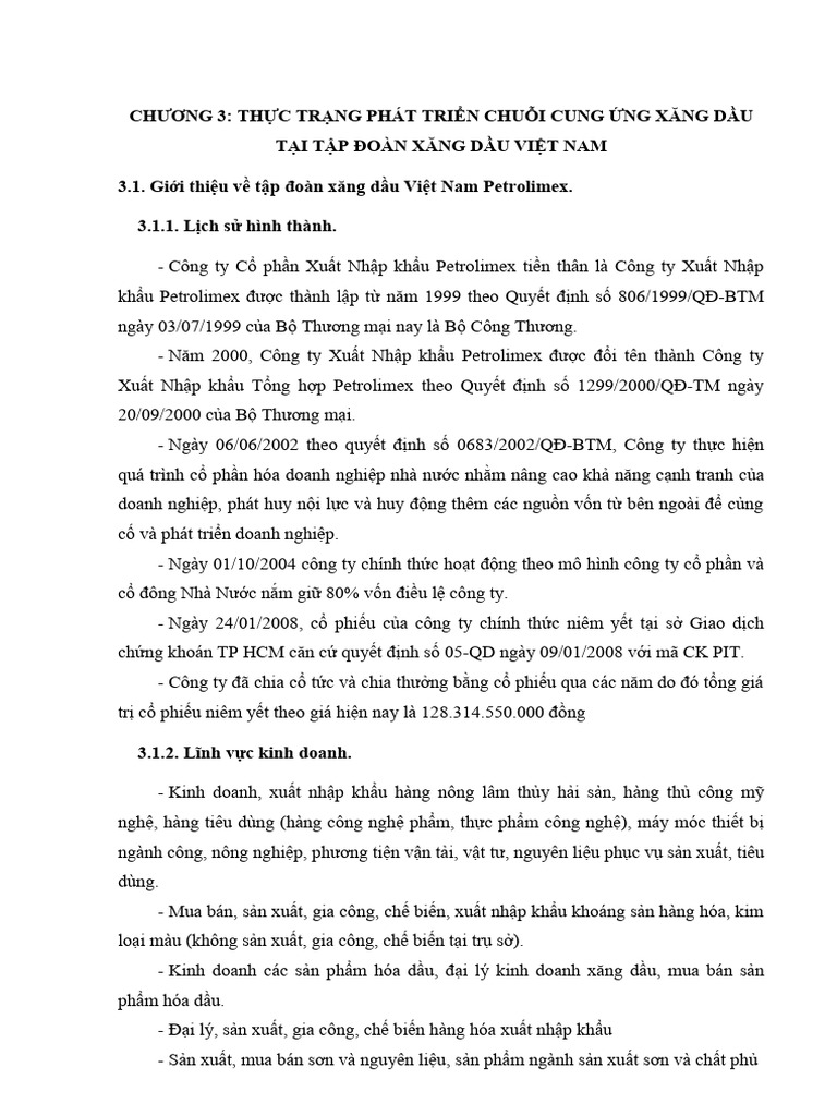 Chu I Cung NG Petrolimex | PDF