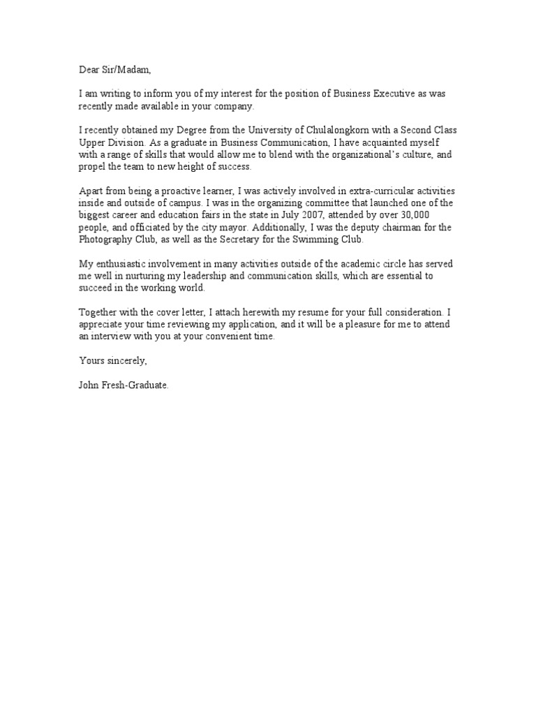 Application Letter Sample | PDF | Communication | Further Education