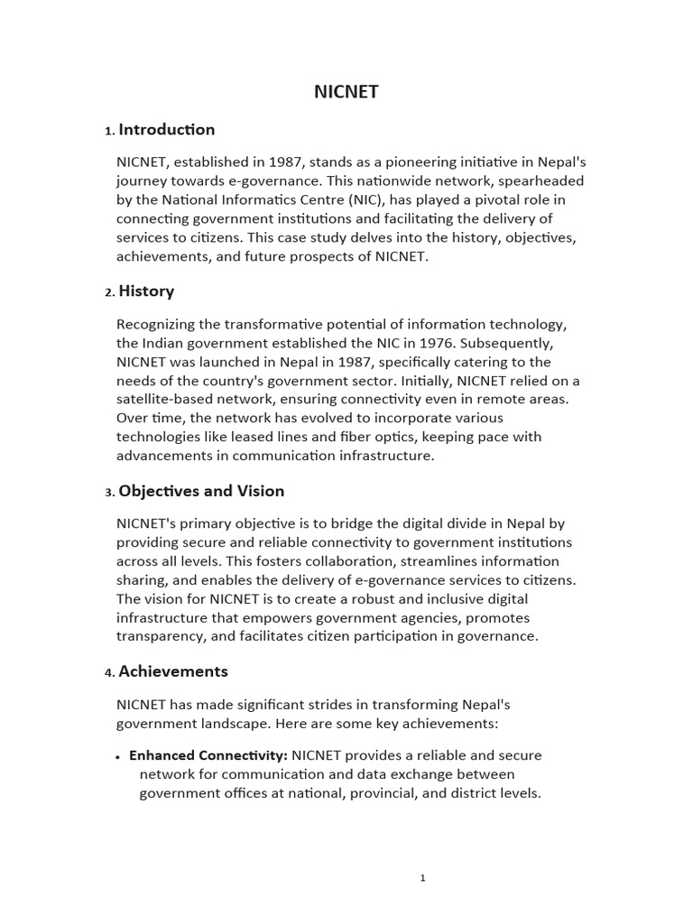 3 - Case Study on NICNET | PDF | Computer Security | Security
