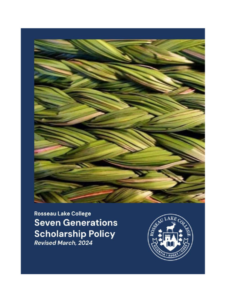 65e741f98205ec1e7def00f3 - Seven Generations Policy | PDF