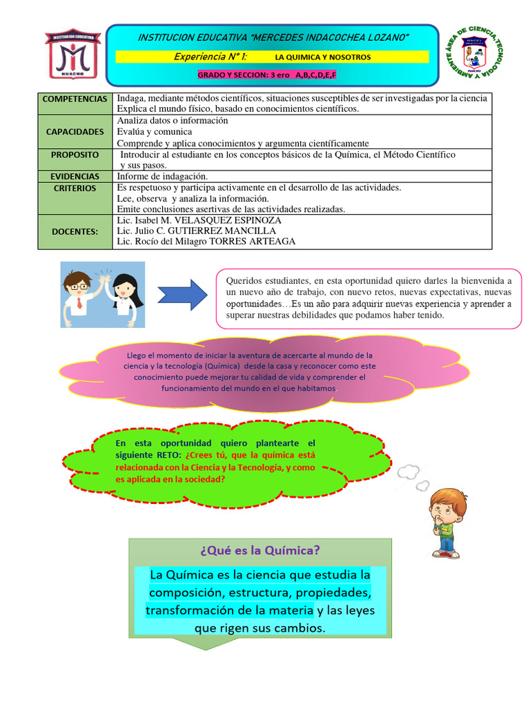 Semana 04 - Cyt - 3 Grado | PDF | Alquimia | Química