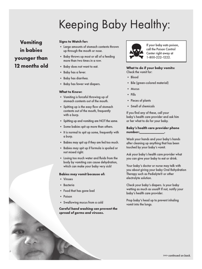 ML 025775 | PDF | Vomiting | Infants