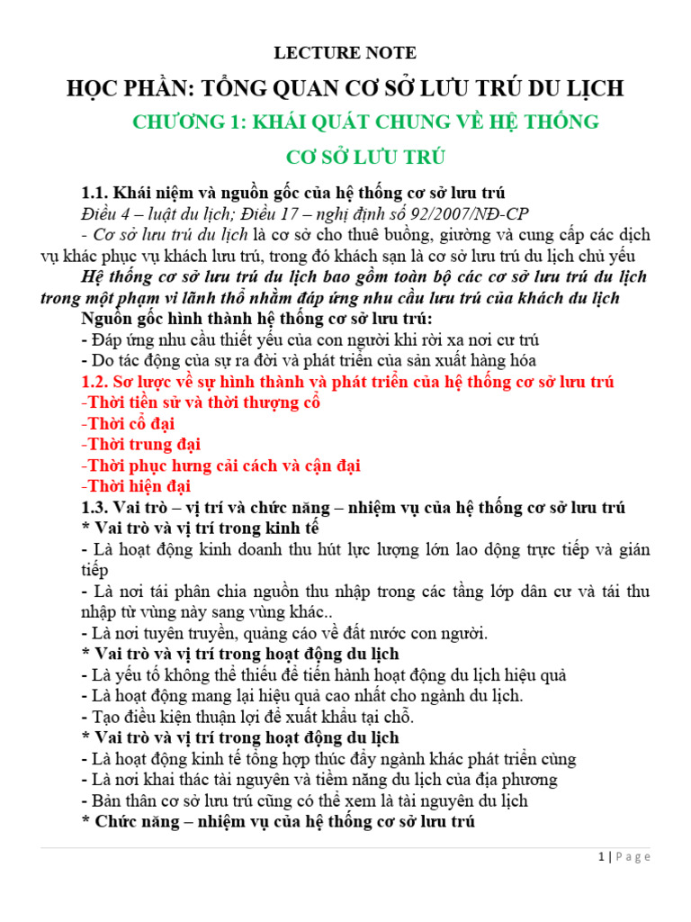 Lecture Note | PDF
