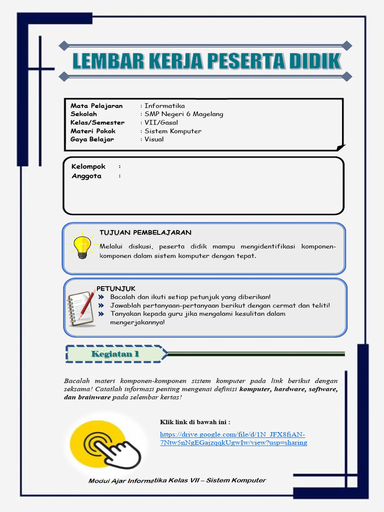 LKPD Visual | PDF | Komputer