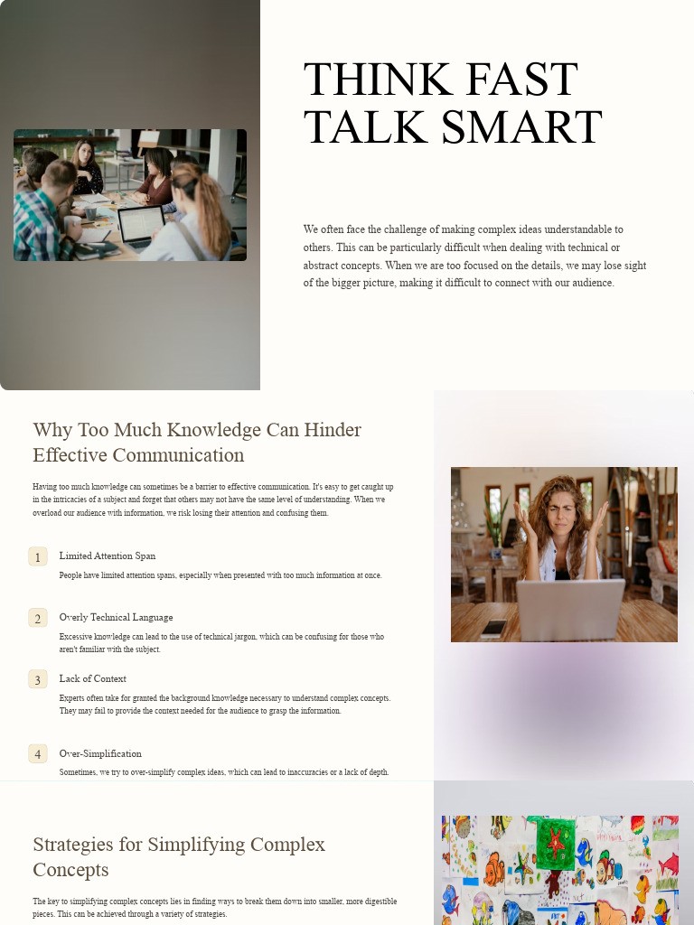 The Challenge of Communicating Complex Ideas | PDF | Jargon | Narrative