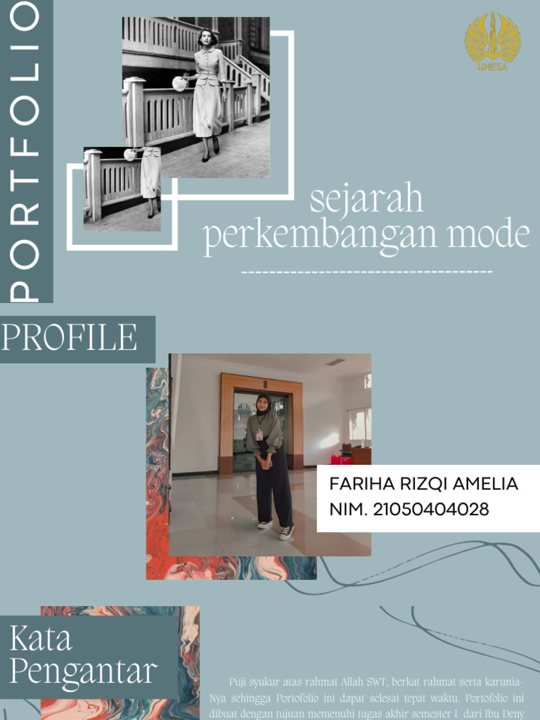 Portfolio Sejarah Mode | PDF