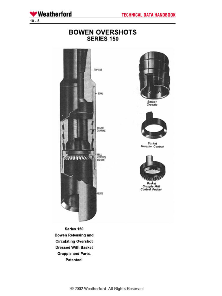 Weatherford Bowen Overshot Series 150 | PDF | System Software | Unix