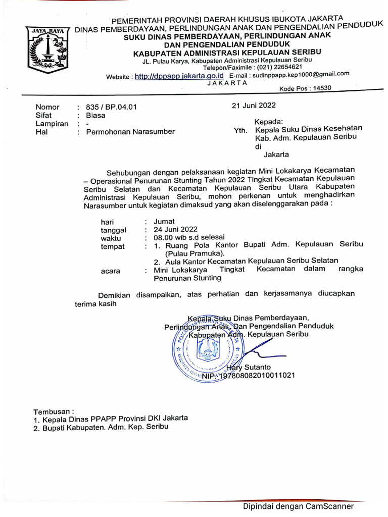 Permohonan Narsum | PDF