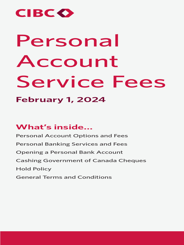 Cibc Pasf en | PDF | Overdraft | Credit Card