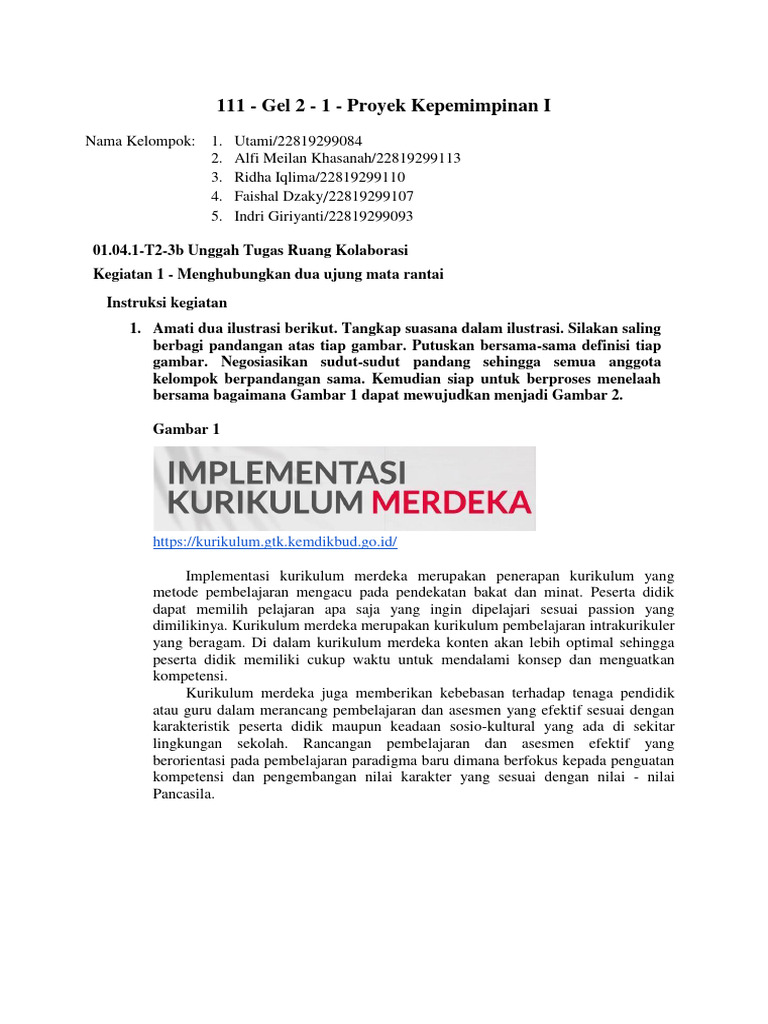 01.04.1-T2-3b Unggah Tugas Ruang Kolaborasi_kelompok 1 final (1) | PDF