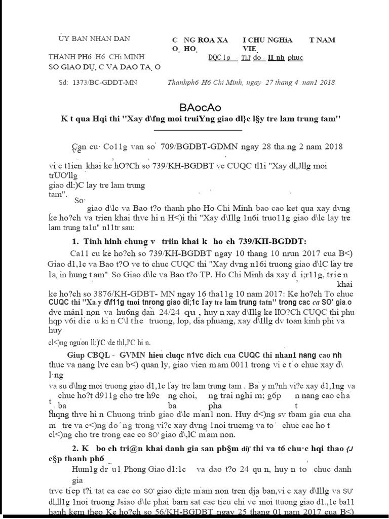 Baocao: Qua D/FNG Moi Truiyng DL) C L Y TR Lam | PDF