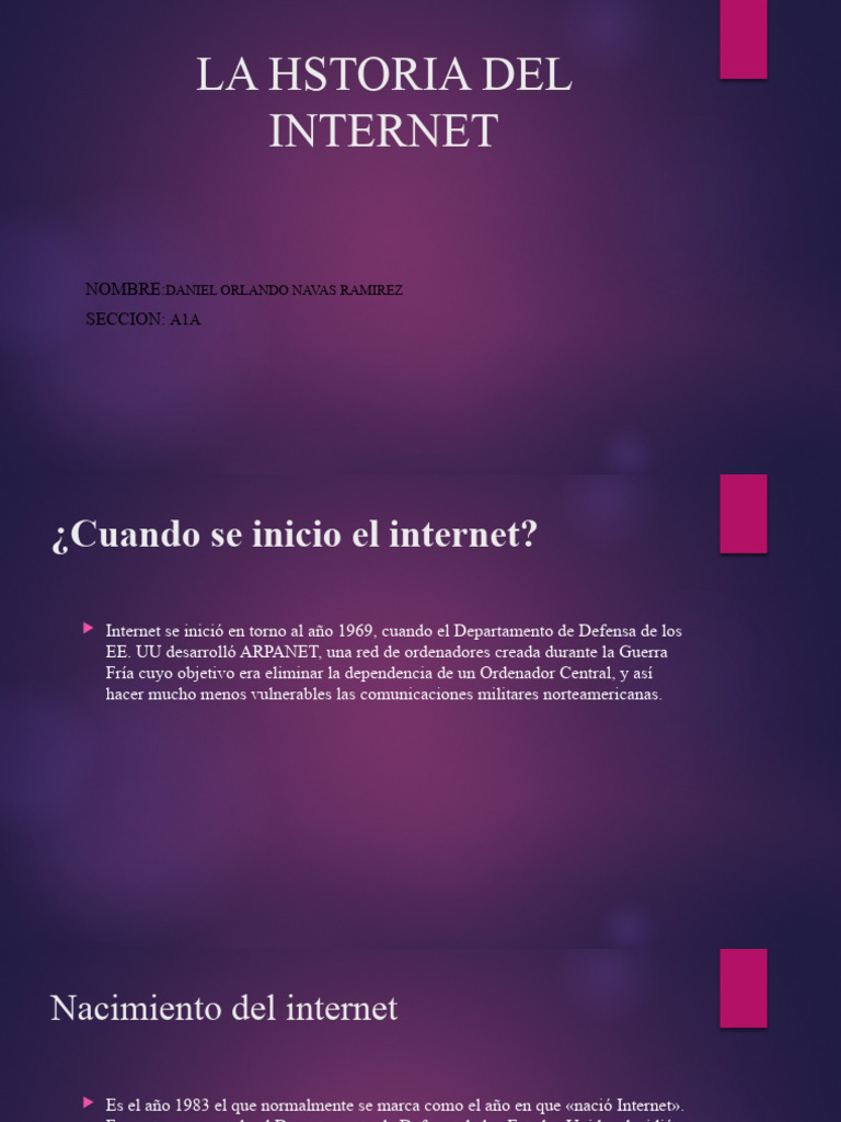 Historia del Internet: Orígenes y Evolución | PDF | Internet | Red mundial