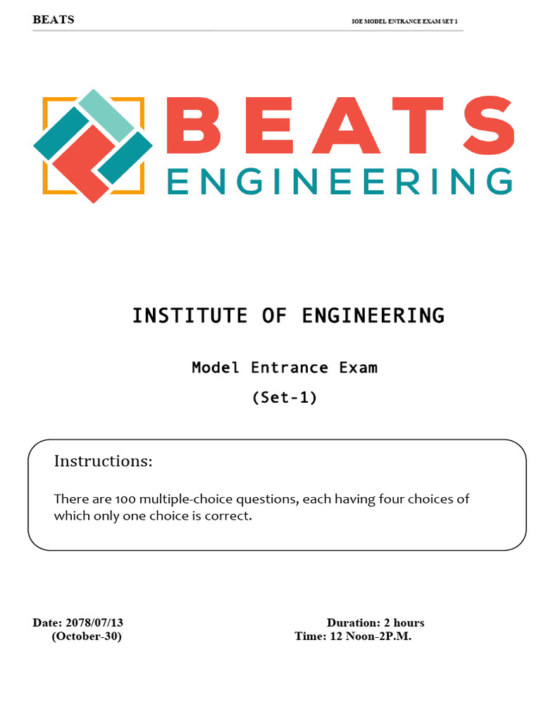 Ioe Model Questions | PDF | Triangle | Perpendicular