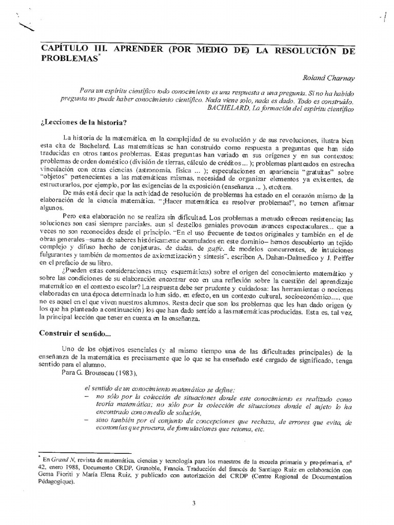 3 - Aprender Por Medio de La Resolución de Problemas | PDF