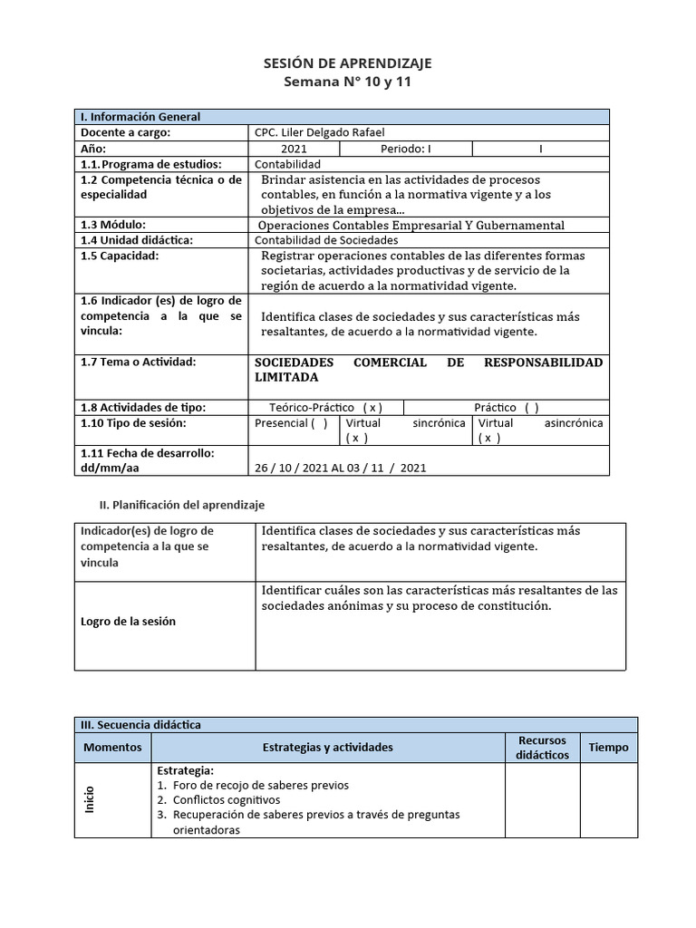FICHA DE ACTIVIDAD 04 SCRL | Descargar gratis PDF | Negocios económicos | Business
