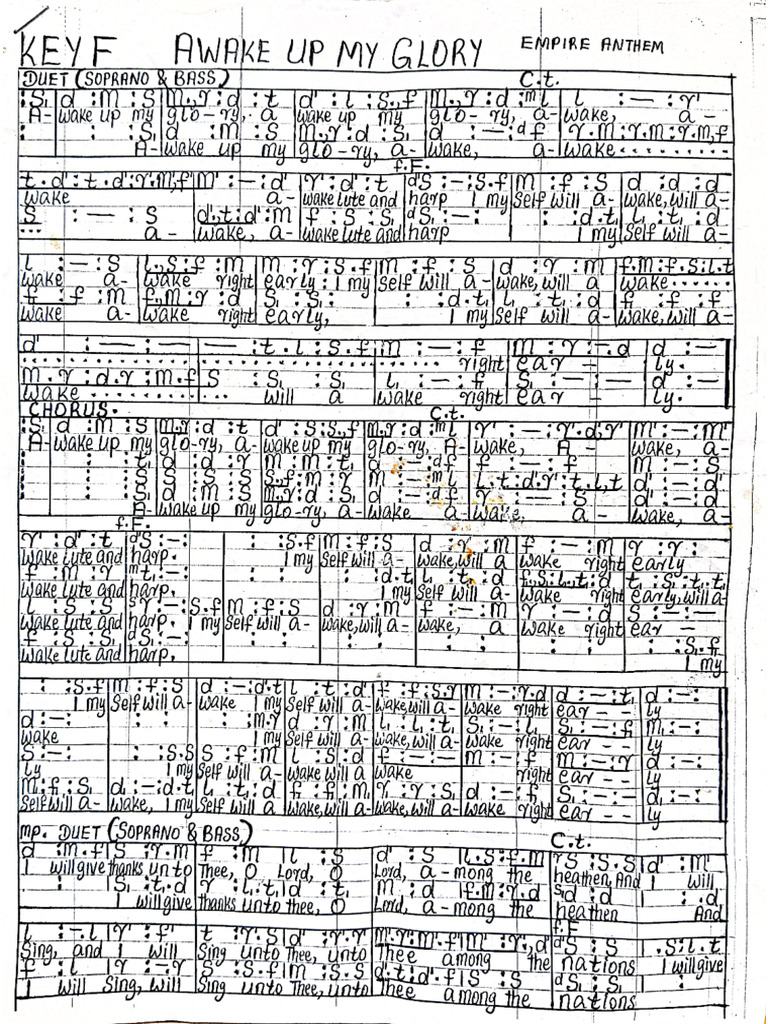 Awake Up My Glory-1 | PDF