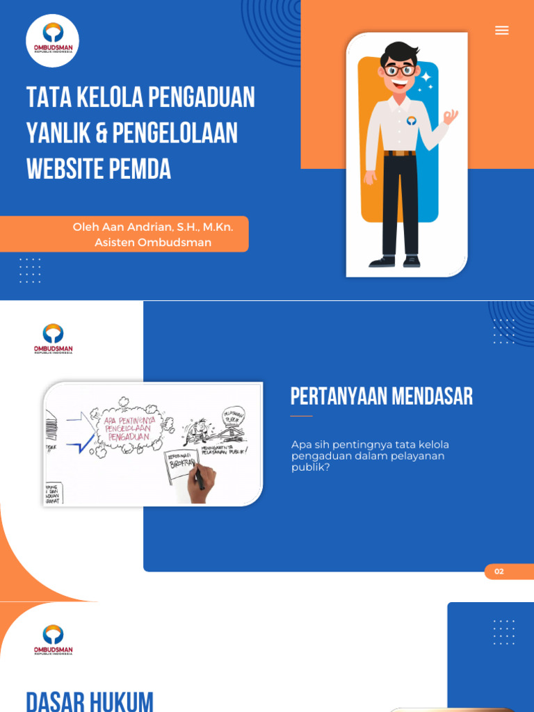 Tata Kelola Pengaduan Yanlik & Pengelolaan Website Pemda - Aan Andrian ...