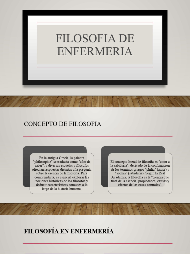 Filosofia de Enfermeria | PDF | Enfermería | Conocimiento