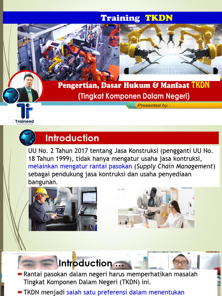 6. Pengertian TKDN, Dasar Hukum & Manfaat TKDN | PDF