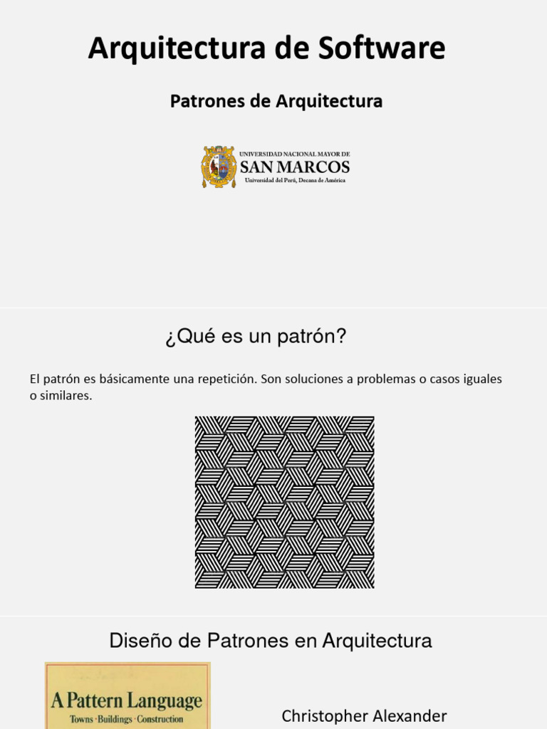 Patrones de Arquitectura Software | PDF | Arquitectura orientada a ...